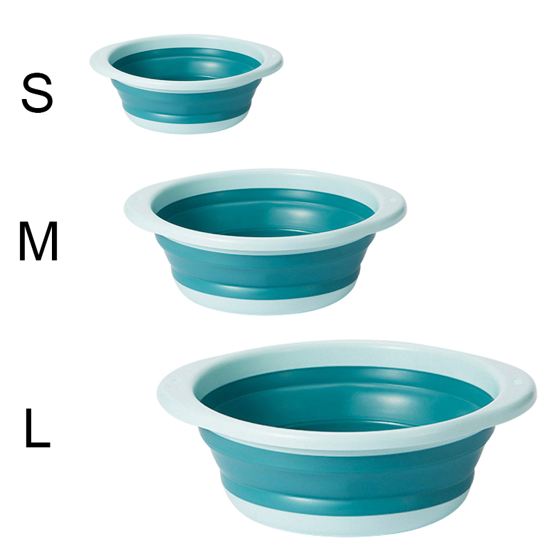 3 Size Plastic Folding Basins Portable Wash Basins... – Grandado
