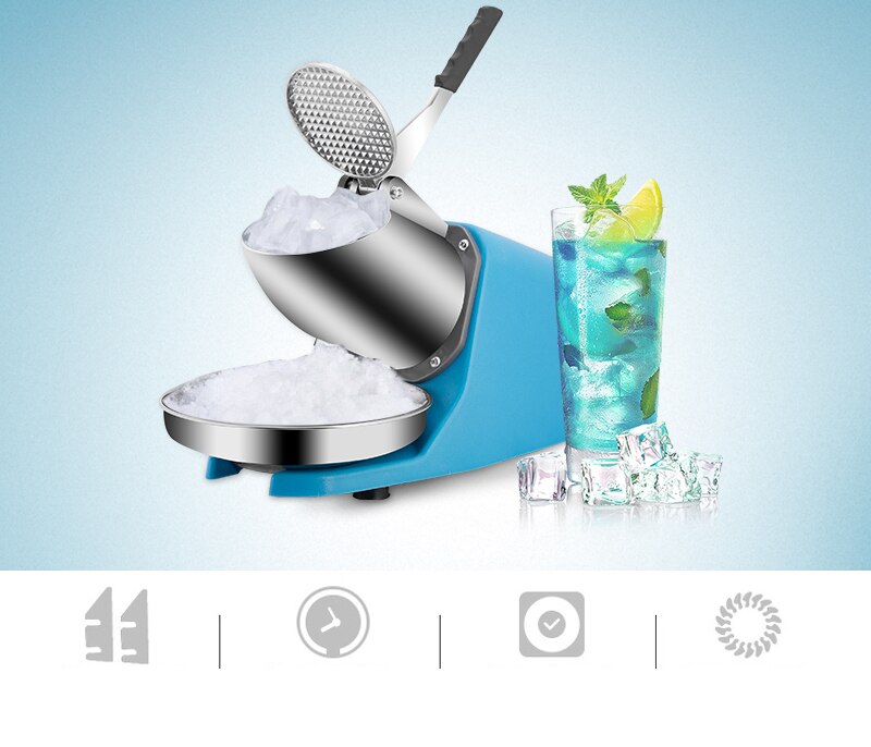 Manual Electric Ice Crusher Ice Crushing Machine S... – Grandado