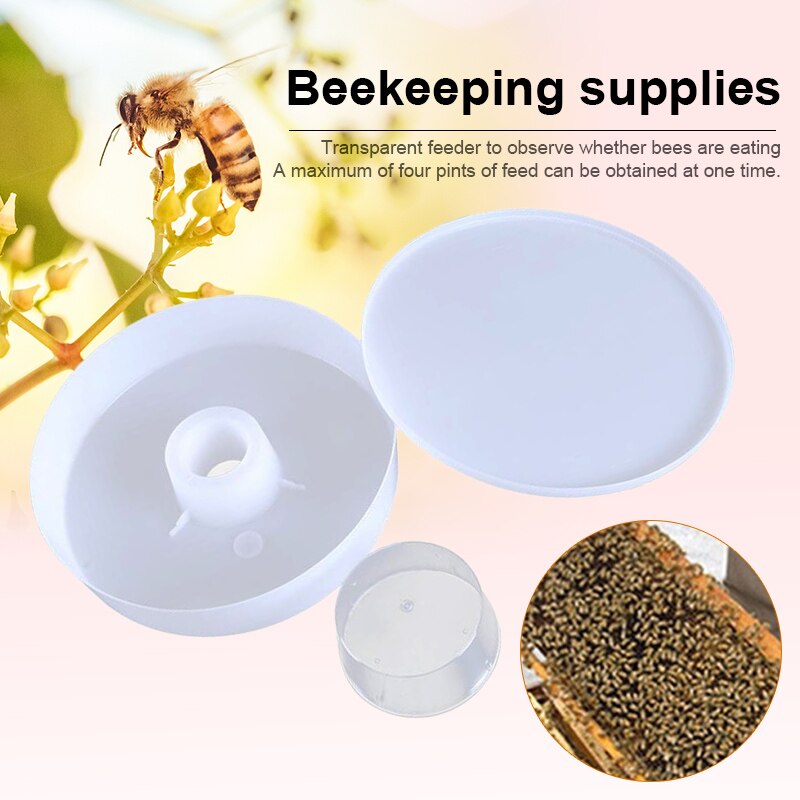 Bee Feeder Round Top Hive Bee Equipment Beekeeper ... – Vicedeal