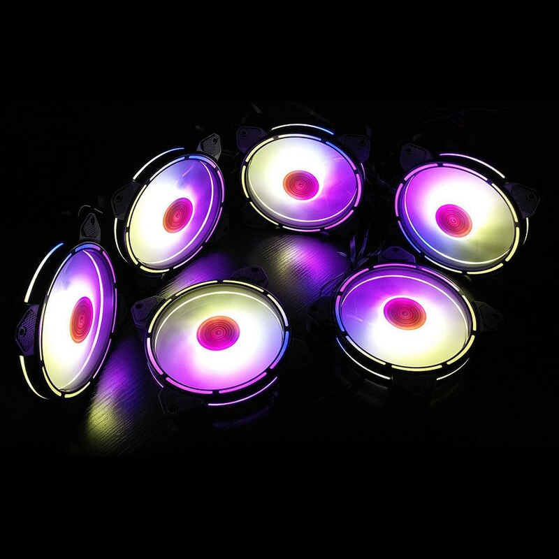 Coolmoon Rgb Case Fan, 12Cm Stille Light Emitting ... – Grandado