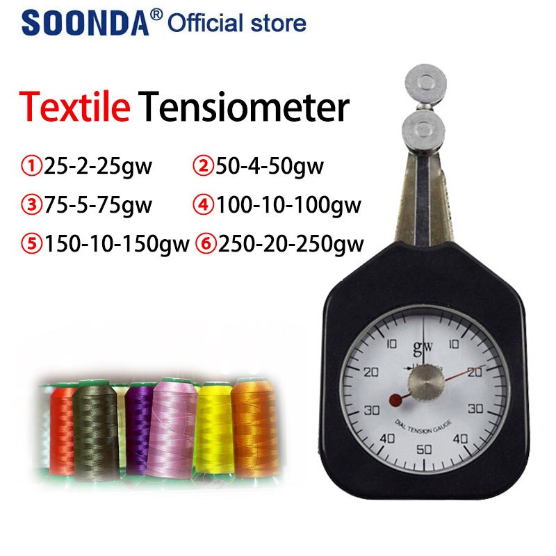 Textile Tension Meter tools Textile Tensiometer Do... – Vicedeal