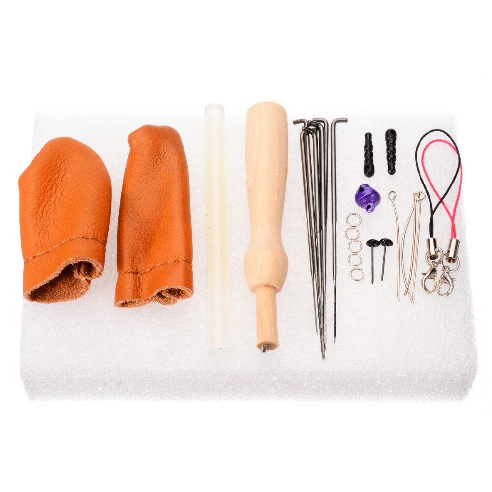25 farben Filzen Wolle Bausatz mit Nadel DIY Filze... – Grandado