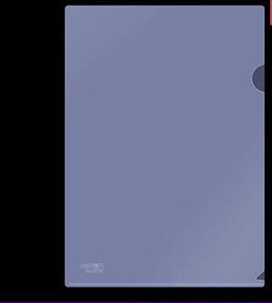 Transparent l - type single - page folder filing b... – Vicedeal