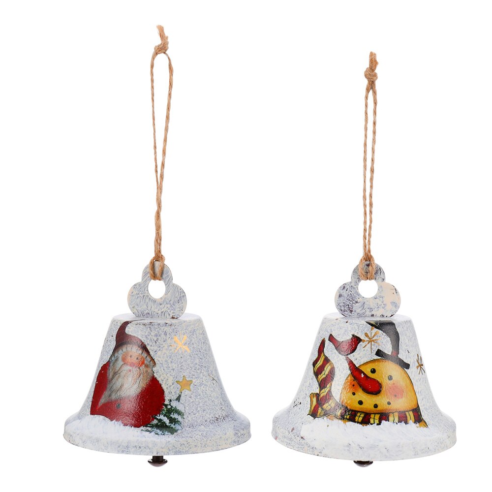2Pcs Christmas Themed Bells Big Bells Iron Art Pen... – Grandado