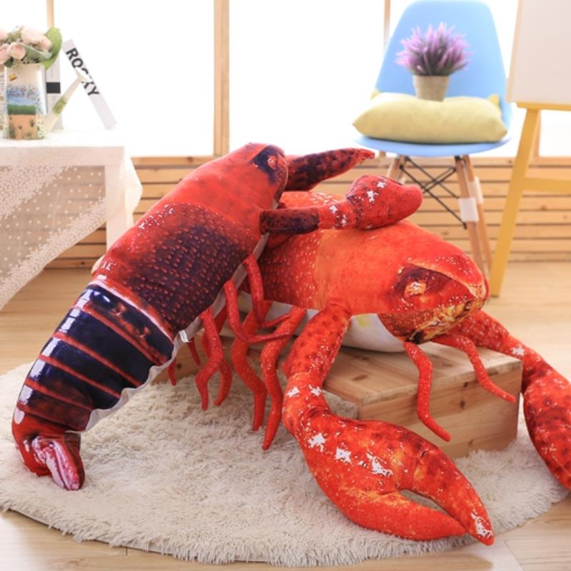 Lifelike Lobster Plush Toy Doll Stuffed Sea Animal... – Vicedeal