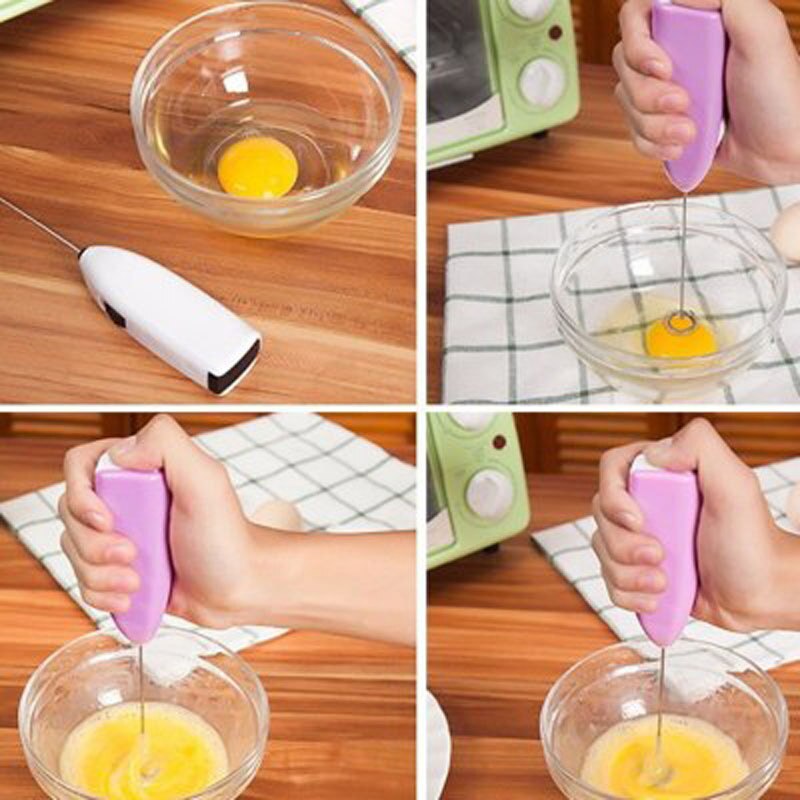 Portable Kitchen Gadget Milk Drink Coffee Whisk Mi... – Grandado