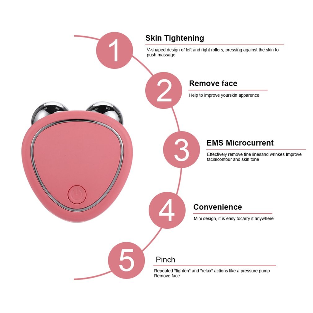 Micro-current Beauty Instrument EMS Massager Micro... – Grandado
