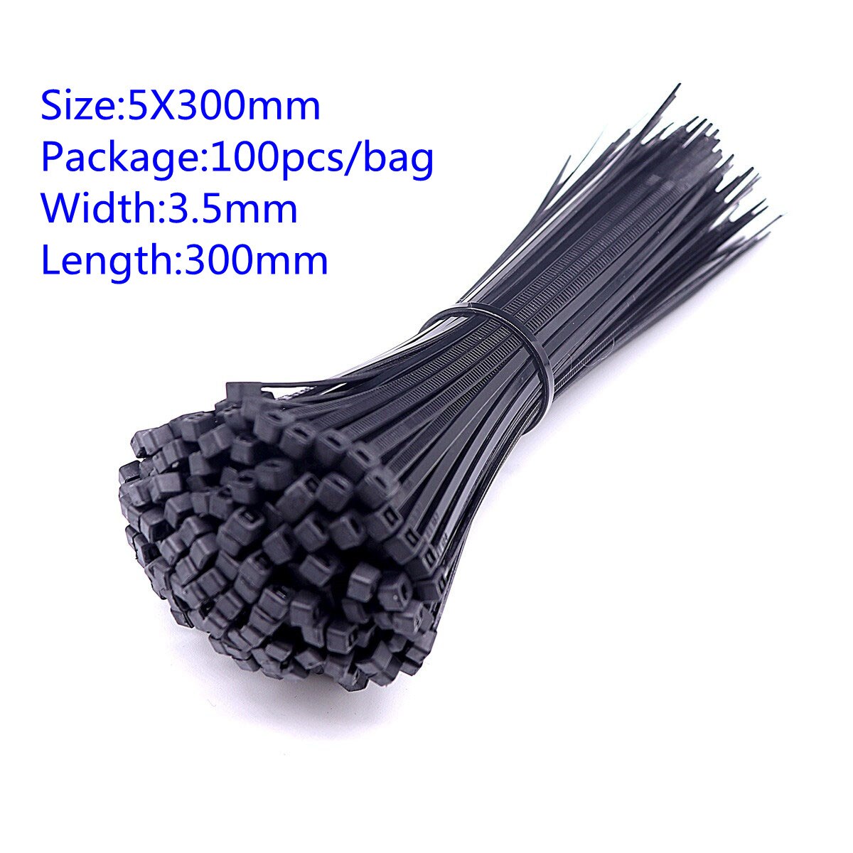 500pcs Self-locking Plastic Nylon Tie 120mm 150mm ... – Vicedeal