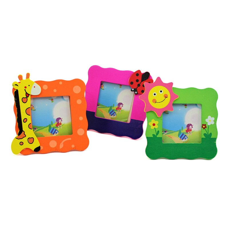 1Pc Ramdom Color Cartoon Pattern Colorful Wooden P... – Vicedeal