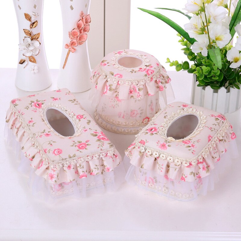 HOMETREE 1Pc Garden Lace Tissue Box Home Tissue Bo... – Grandado