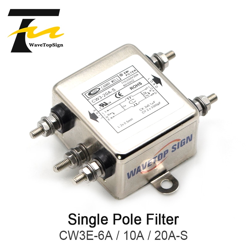 CANNY WELL Power EMI Filter CW3-6A 10A 20A-S AC 22... – Grandado