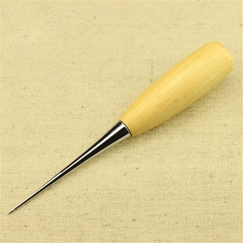 Wooden Handle Awl Leather Canvas Punching Clicker ... – Grandado