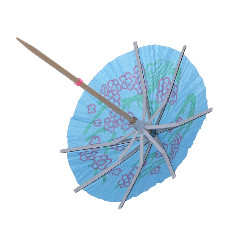144 Paper Tropical Hawaiian Cocktail Drink Parasol... – Grandado