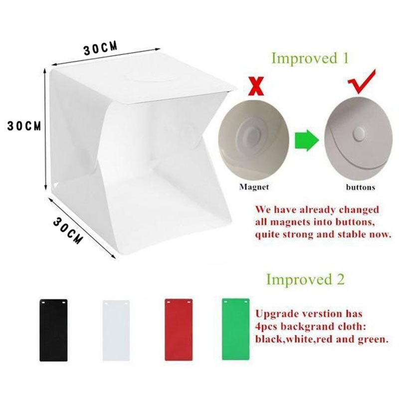 Vouwen Lightbox Fotografie Mini Fotostudio Softbox... – Grandado