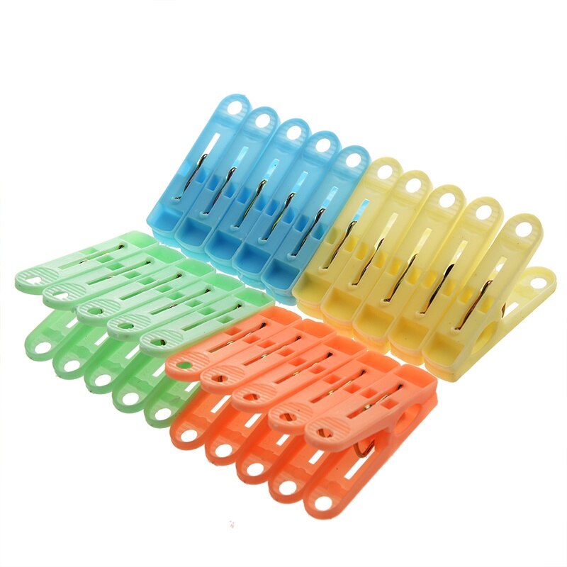 Plastic Clothing Pegs Clips Clothes Pins 20 Pcs As... – Grandado