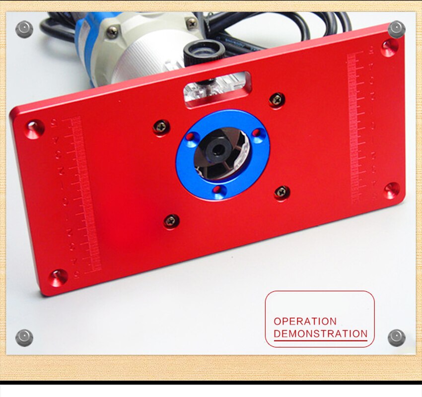 Router Tafel Insert Plaat Aluminium Rode Boord Uni... – Grandado