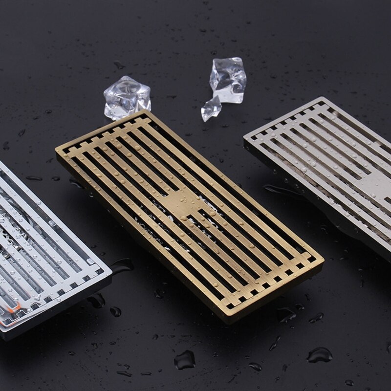 Invisible Stainless Steel Floor Linear Waste Grate... – Grandado