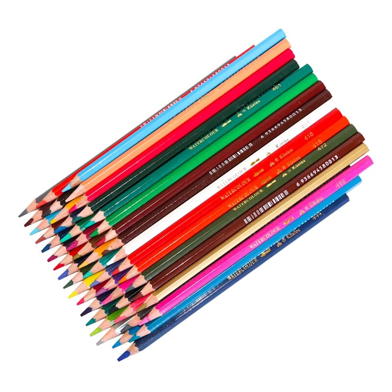 Kuelox Water-soluble Colored Pencil 3.5mm Triangle... – Grandado