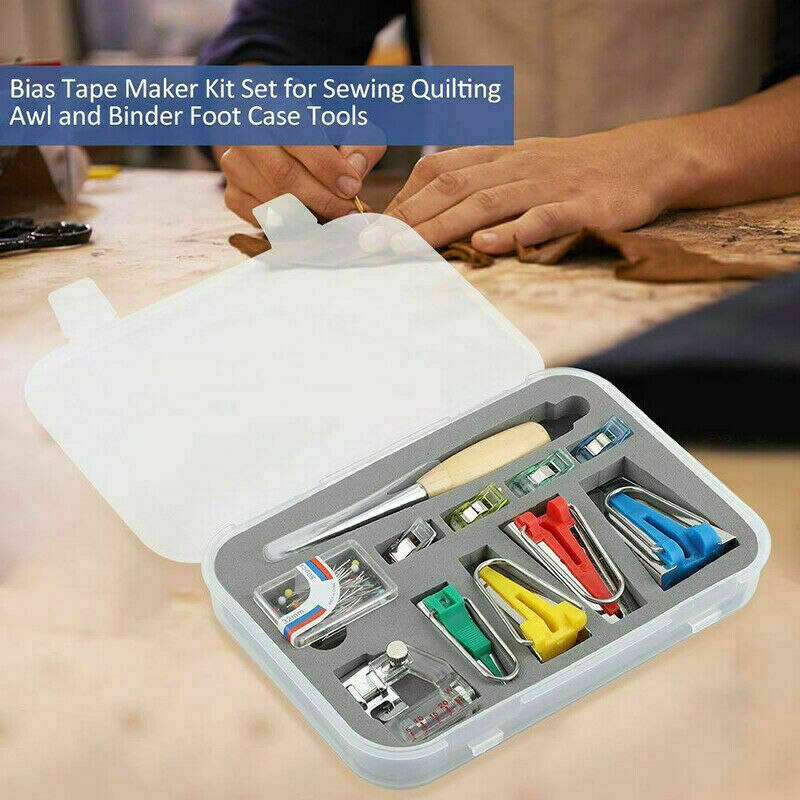 Fabric Bias Tape Maker Set of 4 Sizes Sewing Bindi... – Vicedeal