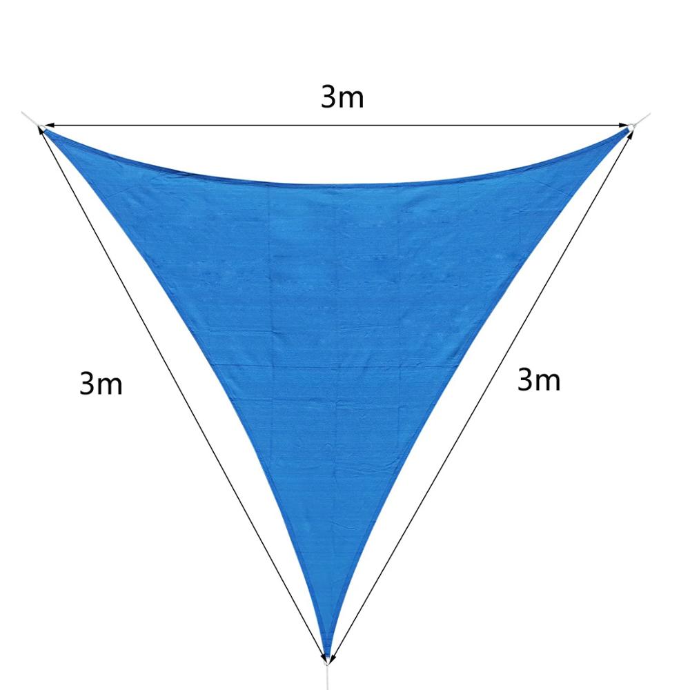Blue Waterproof Durable Fabric Cloth Triangle Sun ... – Vicedeal