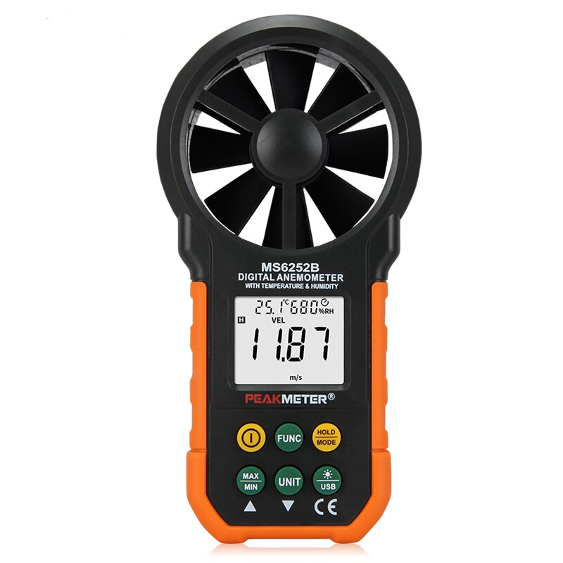 PEAKMETER MS6252B Professionele Wind Speed Test Me... – Vicedeal