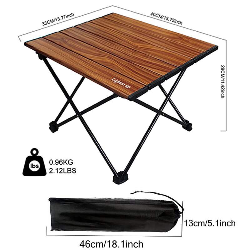 2021New Dark Wood Grain Color Outdoor Camping Barb... – Grandado