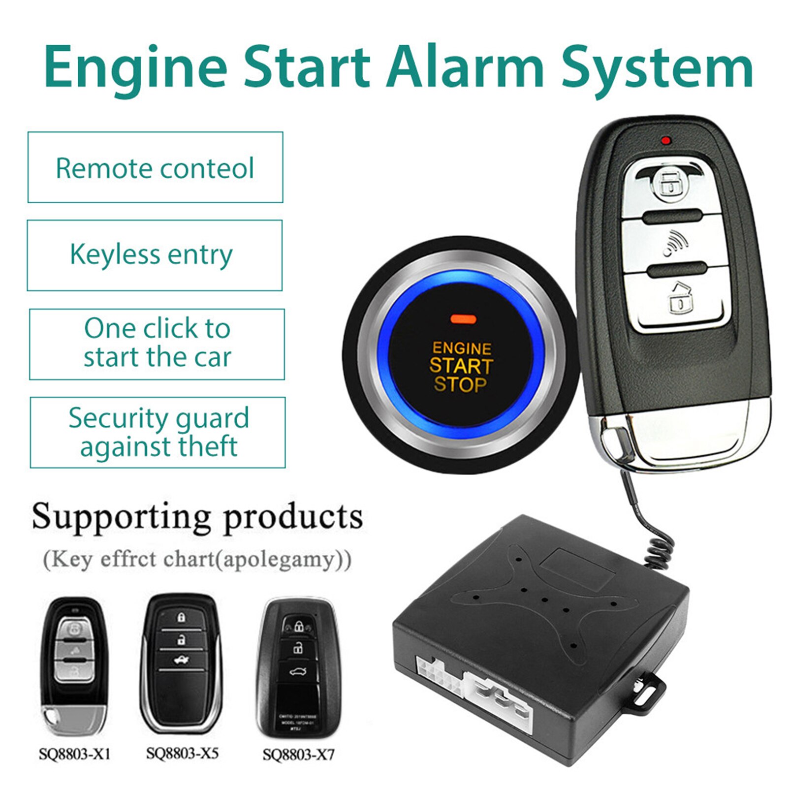 12V Car Remote Alarm System Auto Car SUV Anti-thef... – Vicedeal 12V Car Remote Alarm System Auto Car SUV Anti-thef... – Vicedeal