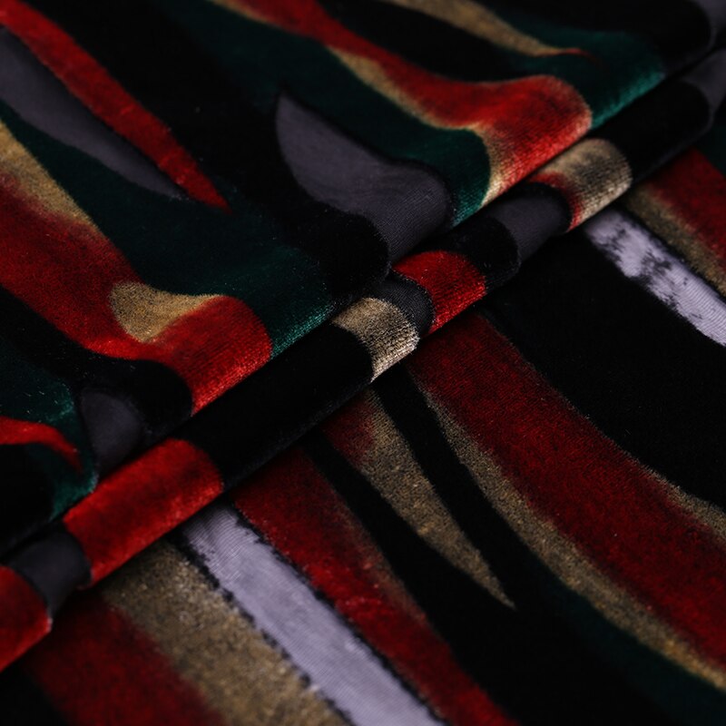 Silk burnout velvet fabric high-end silk fabric fo... – Grandado