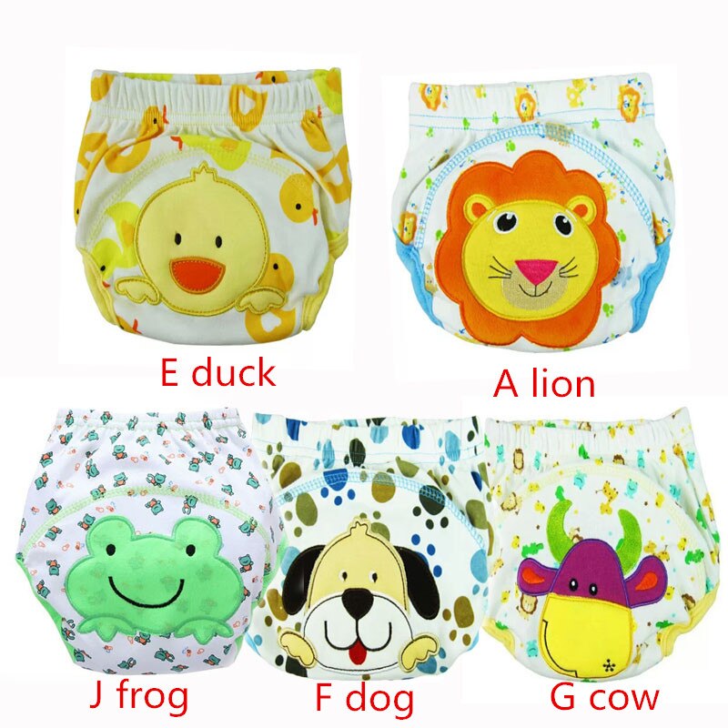 5Pcs/Lot Girls Cotton Nappies Training Pants Reusa... – Grandado