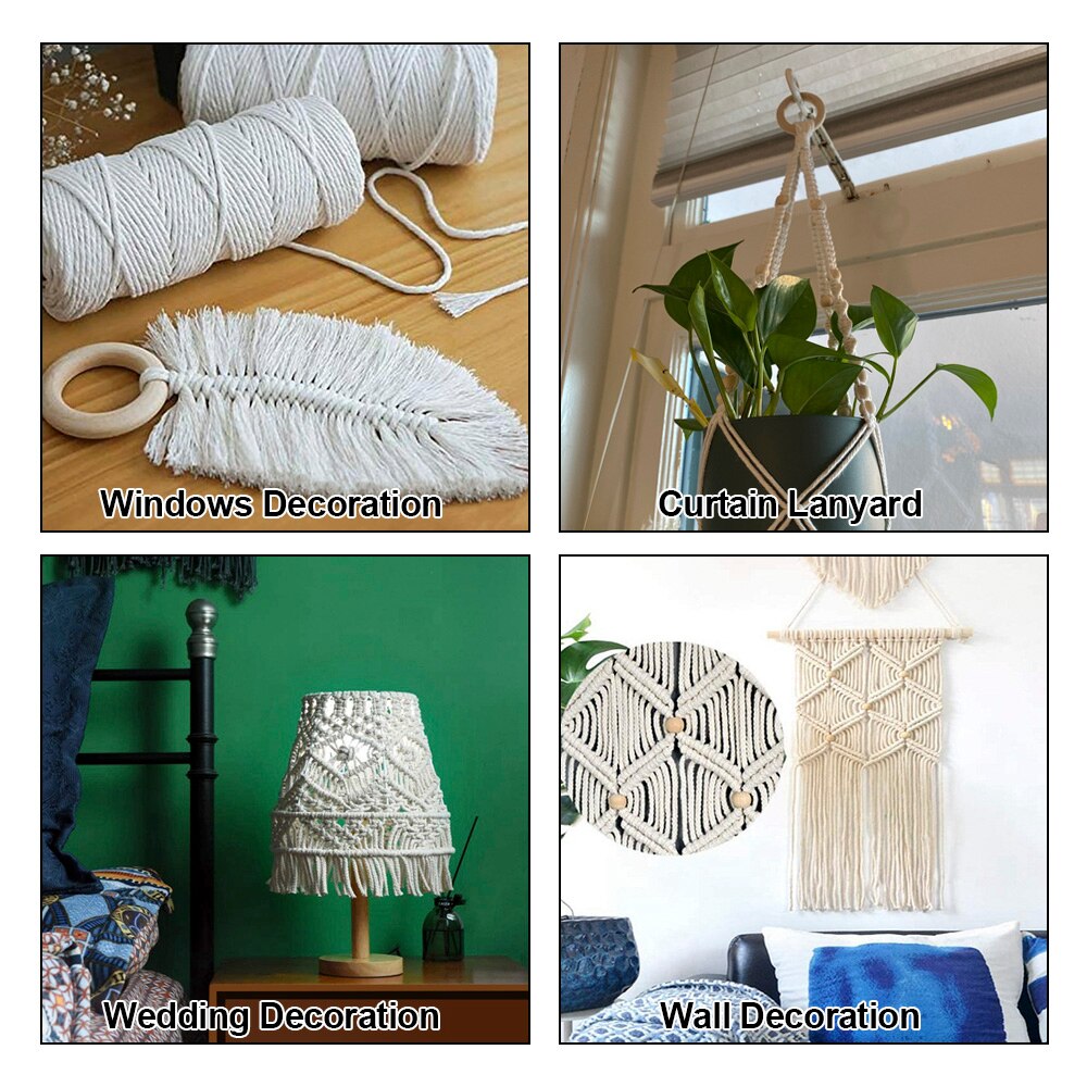 Diy Bijtring Macrame Kit Macrame Koord Wandkleden ... – Grandado