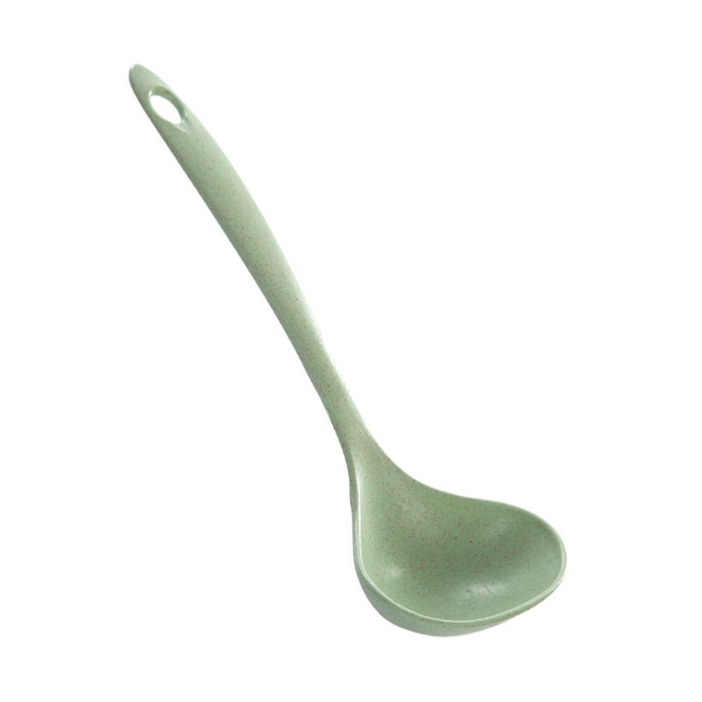Wheat Straw Soup Spoon Ladle Unbreakable Long Hand... – Grandado