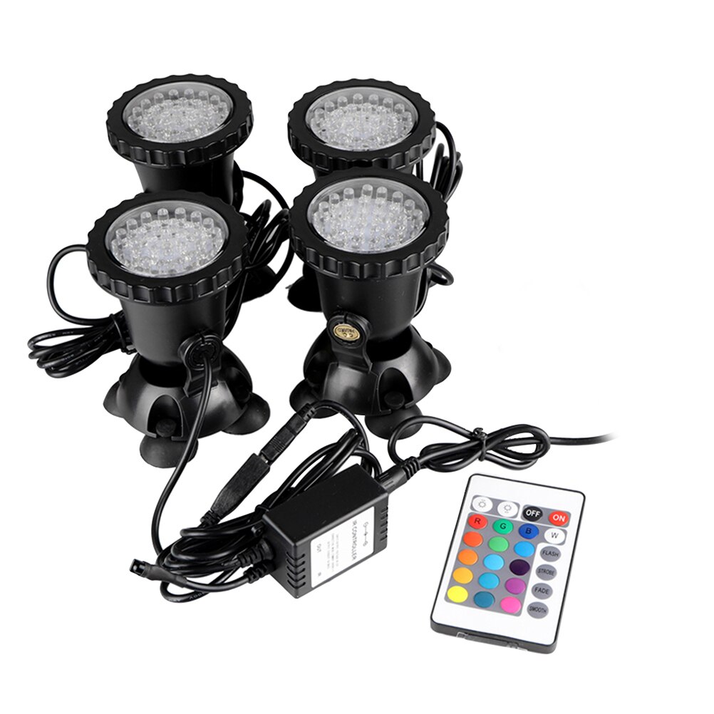 4pcs Underwater Spotlight 36-LED RGB Submersible L... – Vicedeal