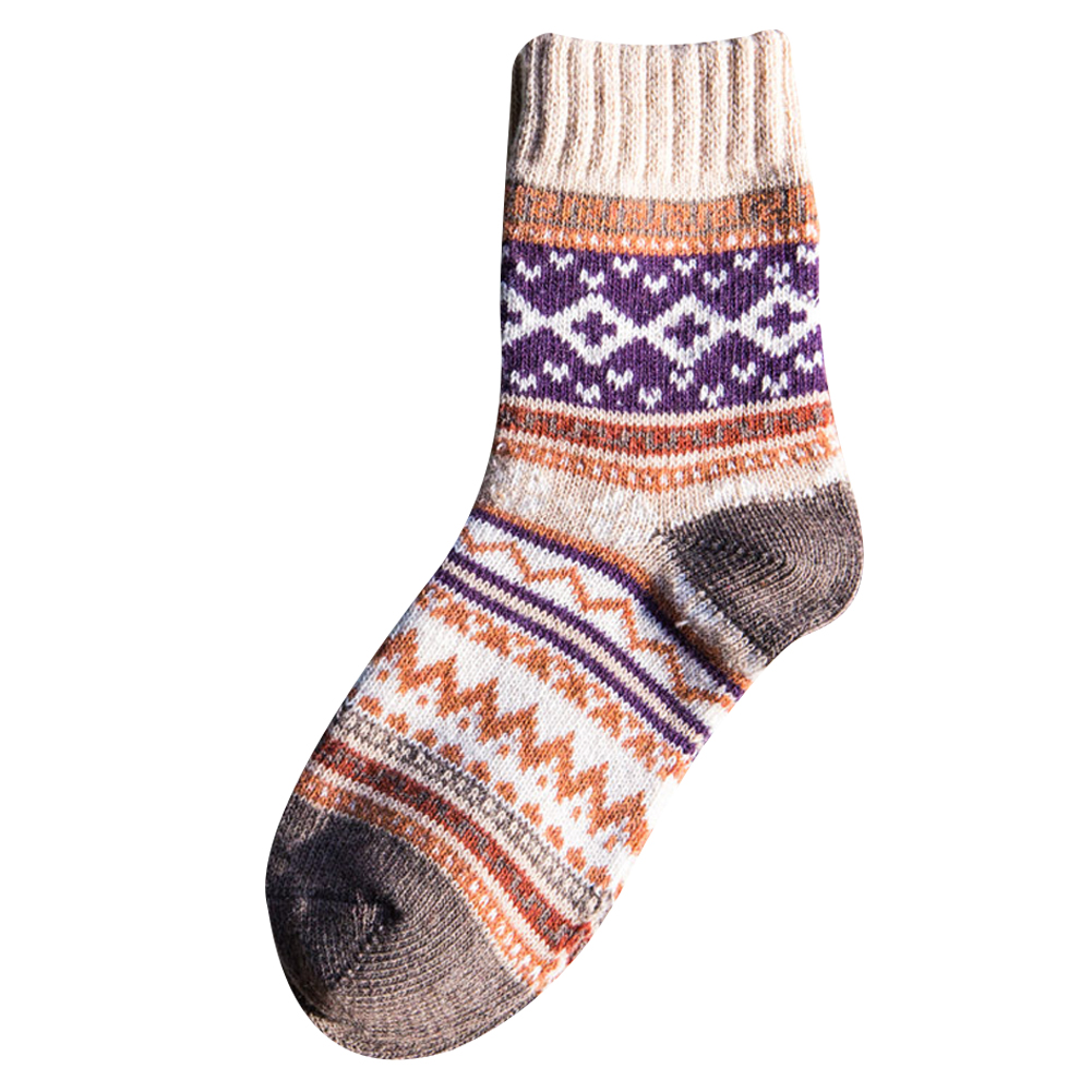 Women Men Thick Winter Knitted Socks Warm Wool Nor... – Grandado
