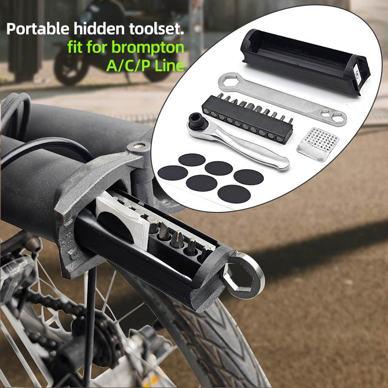 Bike Hidden Repair Tools Box For Brompton Magnet F... – Grandado