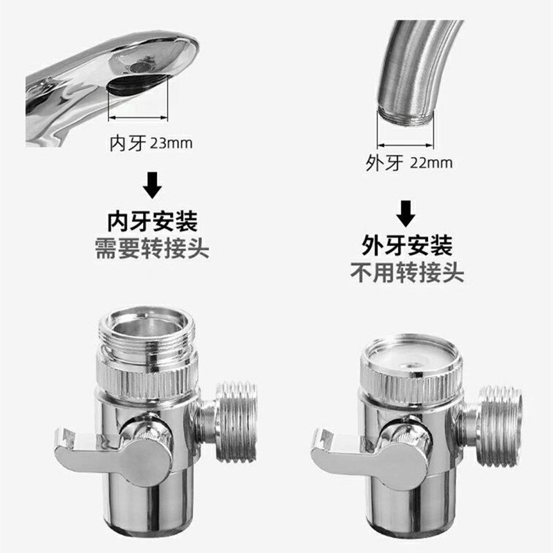 LIUYUE Diverter Kitchen Sink Valve Bathroom Adapte... – Grandado