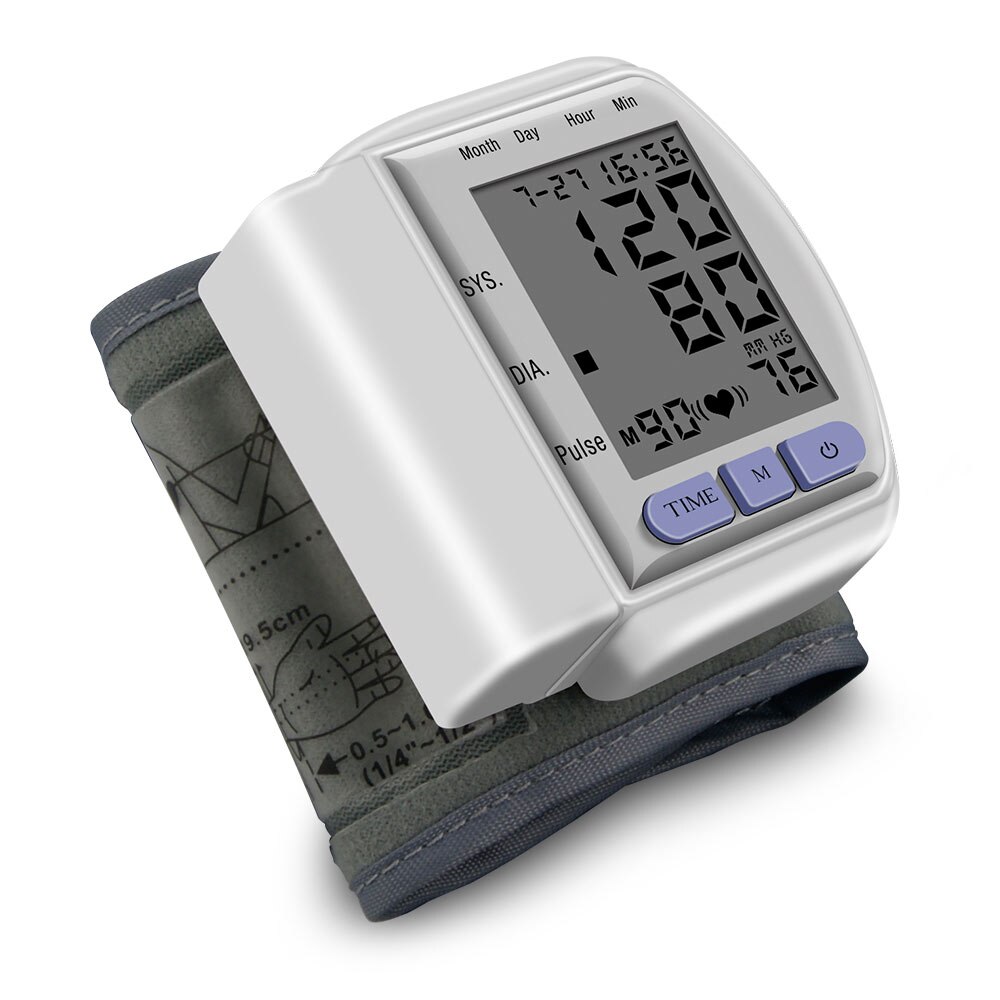 CE FDA Wrist digital blood pressure monitor blood ... – Grandado