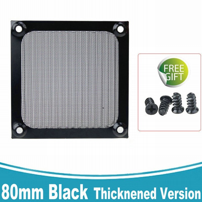 2Pieces 80mm 8CM Aluminum Dustproof Fan Filter Met... – Vicedeal