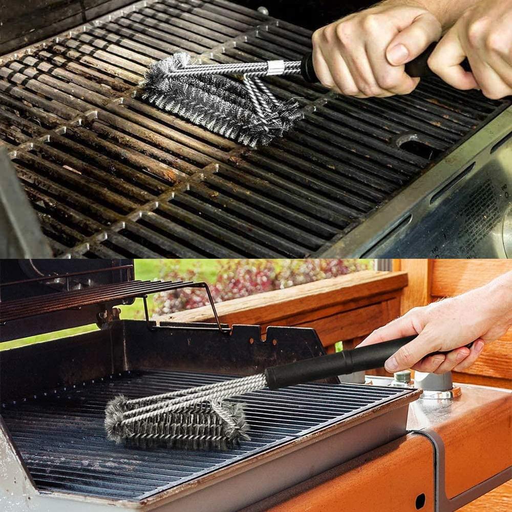 360° Clean Grill Brush-18"Best BBQ Grill Brush-Sta... – Vicedeal