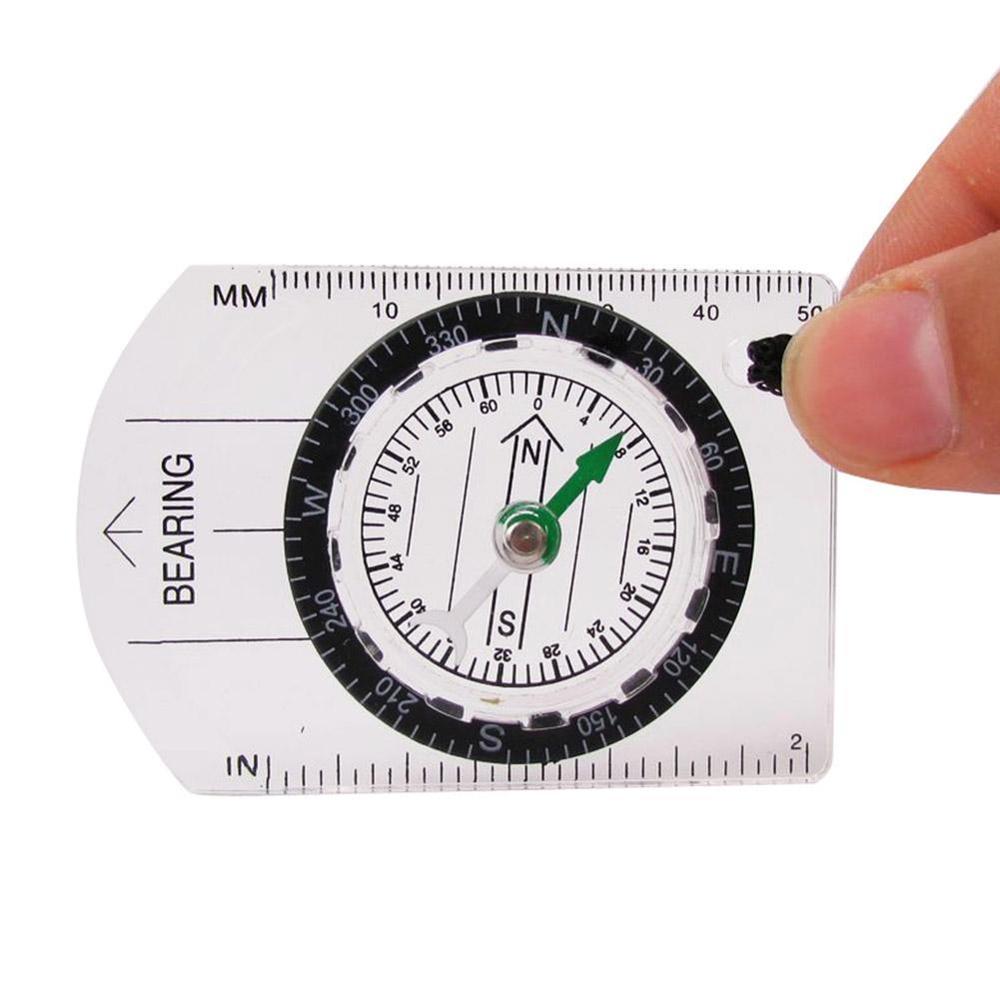 Mini Compass Map Scale Ruler Multifunctional Campi... – Grandado