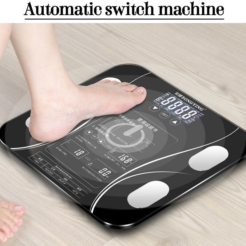 Báscula de peso corporal 180KG Analizador de grasa... – Grandado