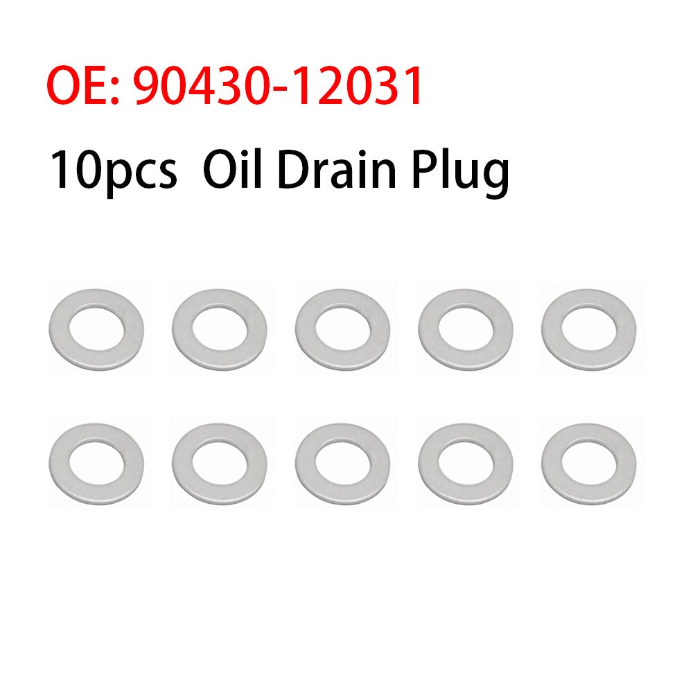 10 Stuks 90430-12031 Olieaftapplug Pakkingen Ringe... – Grandado