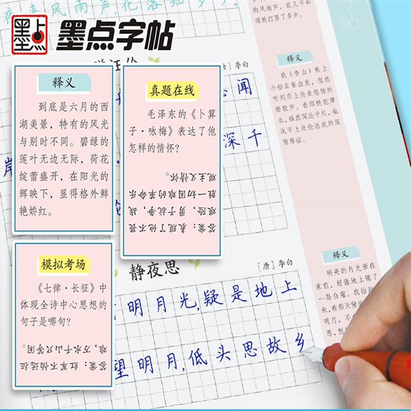 Chinese Calligraphy Writing Copybook for Primary S... – Grandado