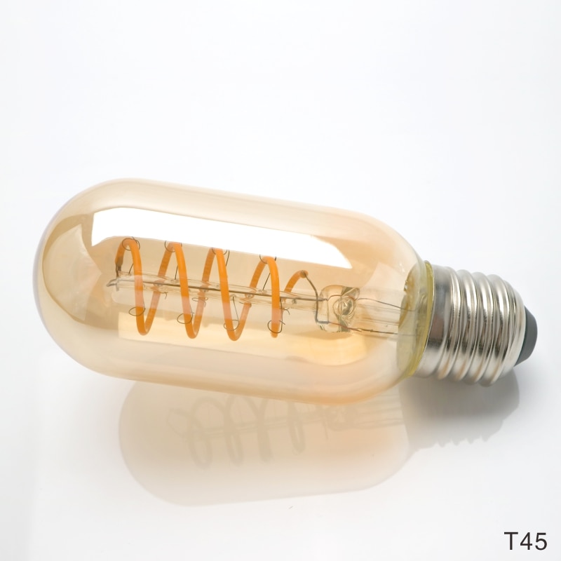 Retro Spiraal Gloeidraad LED Lamp T45 ST64 G80 G95... – Grandado