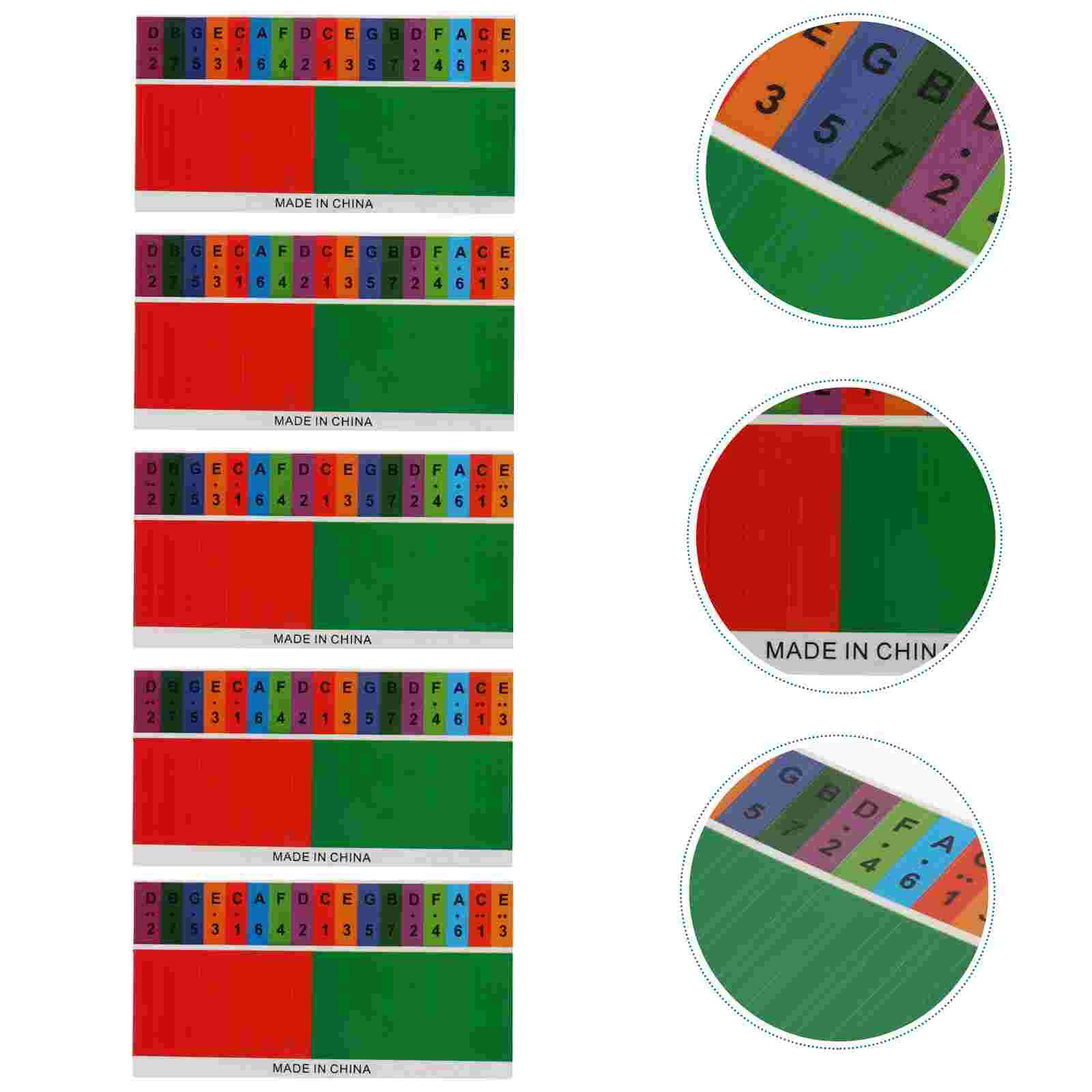 10pcs Kalimba Thumb Piano Note Stickers Beginner L... – Grandado