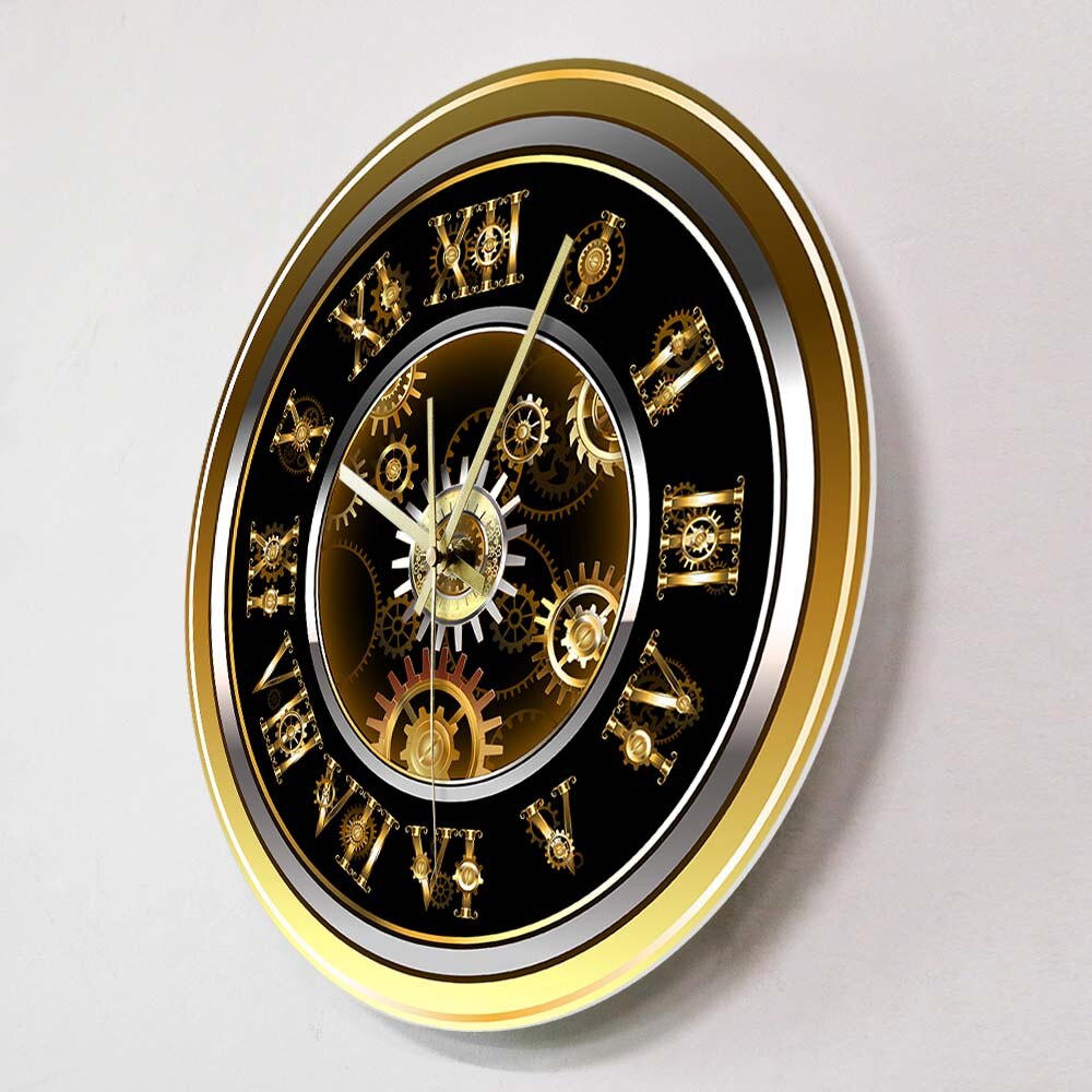 Clockwork Steampunk Style Modern Wall Clock For Be... – Vicedeal