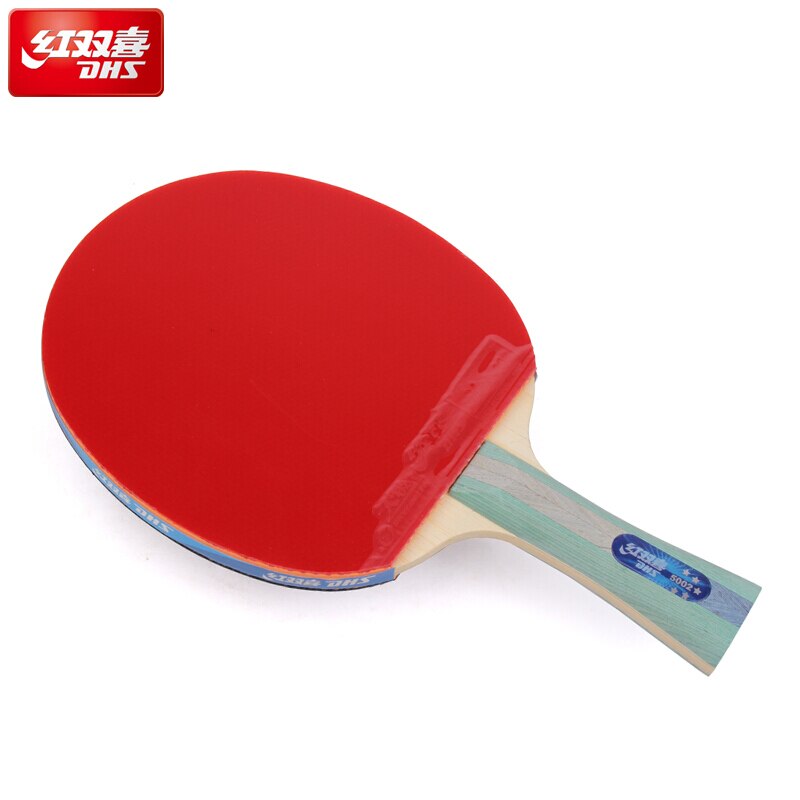 DHS table tennis racket 5-star 5002 5006 with rubb... – Vicedeal