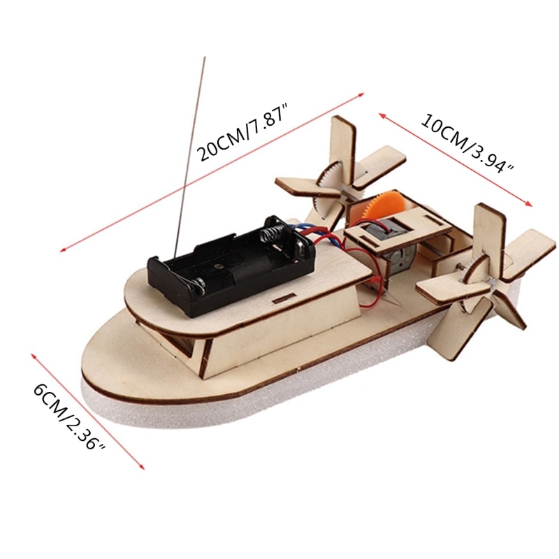 J60B Wooden Model DIY Boat Novelty Vehicle Brain T... – Vicedeal