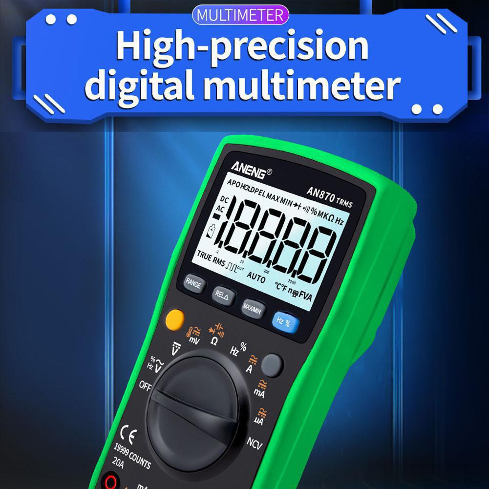 ANENG AN870 Digital Multimeter 19999 True RMS AC/D... – Grandado