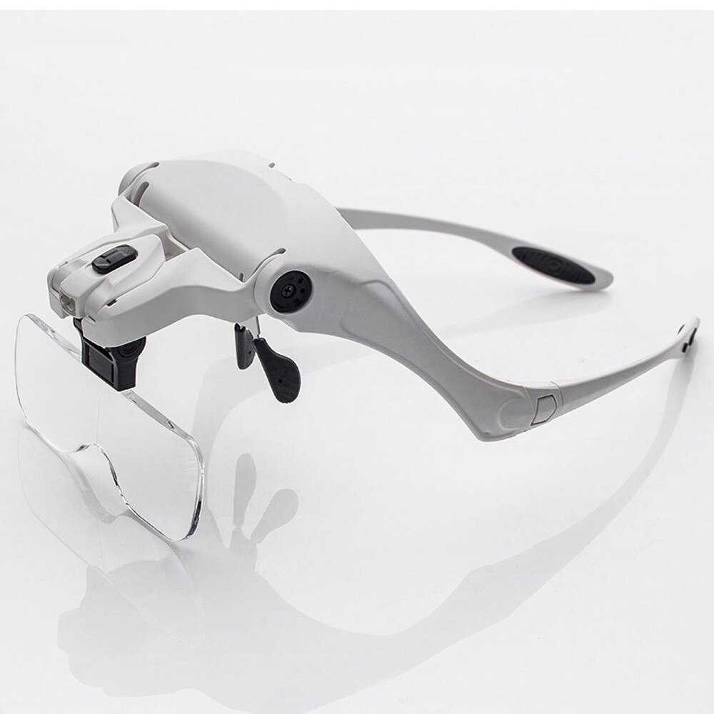 Hoofdband Vergrootglas Bril Led Vergrootglas Loupe... – Vicedeal
