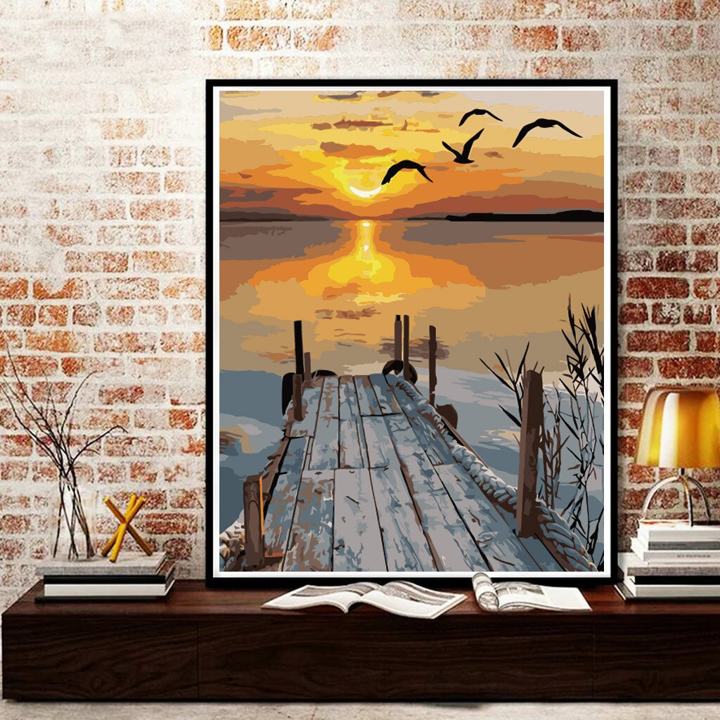 Diy Painting Picture Handmade Multicolor Patterns ... – Grandado